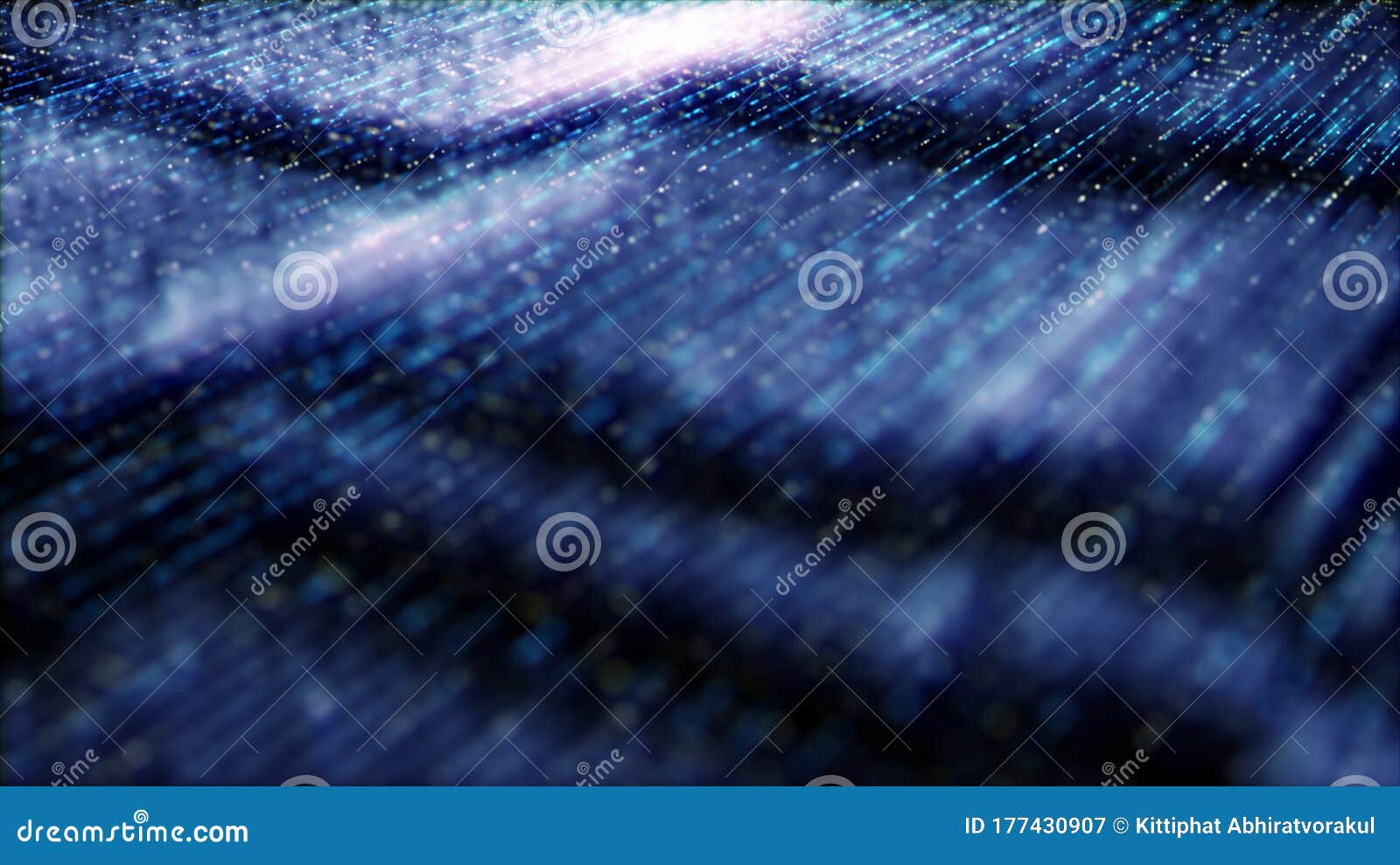 Futuristic Matrix Grid Particles in Cyber Space Background Stock ...