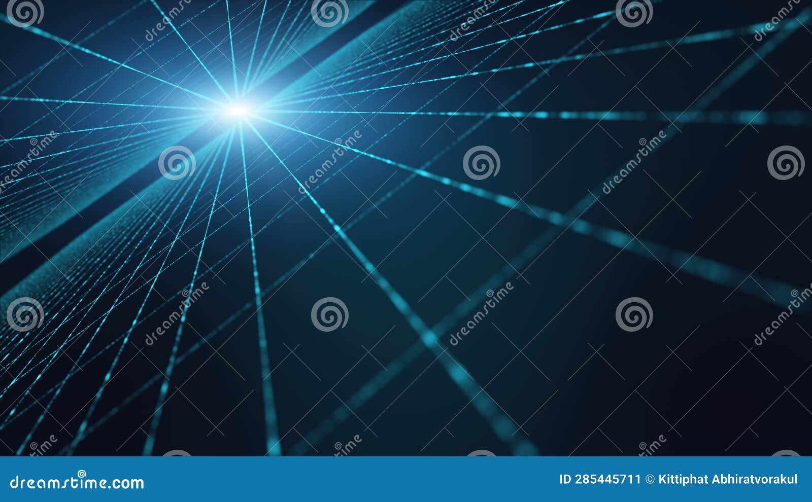Futuristic Matrix Particles Grid Background Stock Illustration ...
