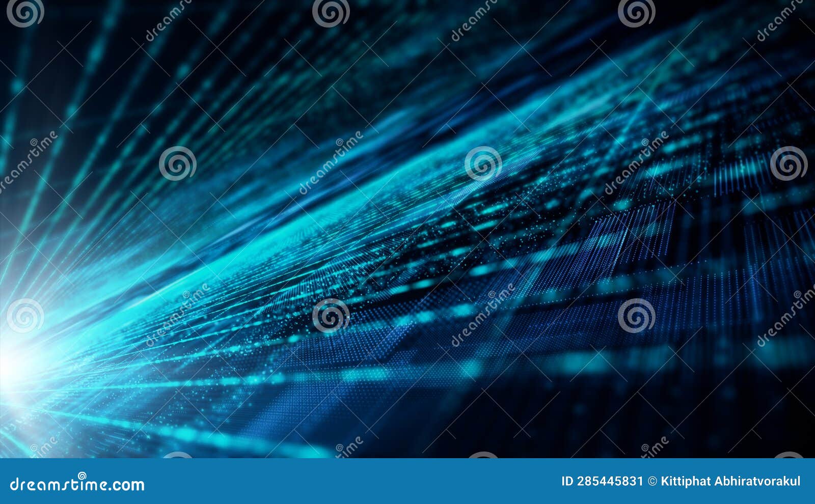 Futuristic Matrix Particles Grid Background Stock Image | CartoonDealer ...