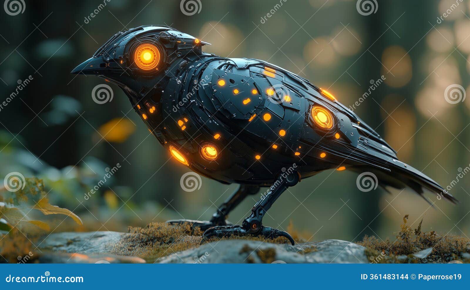 Futuristic Mechanical Dragon, Cyberpunk Fantasy Art, Steampunk Stock ...