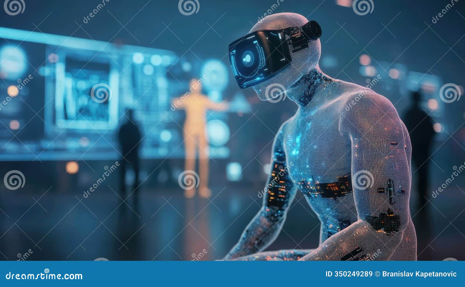 Artificial Intelligence in Healthcare Analyzing Human Body Scan Stock ...