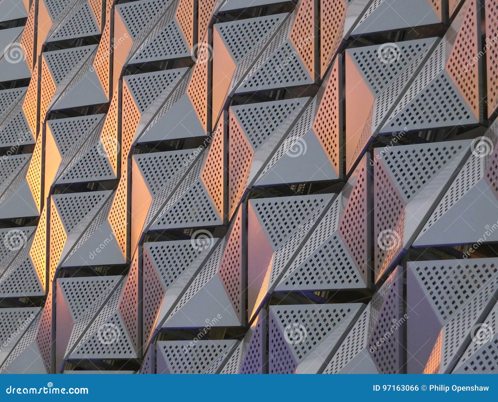 Metal Modern Metal Cladding Stock Photo - Image of exterior, composite ...