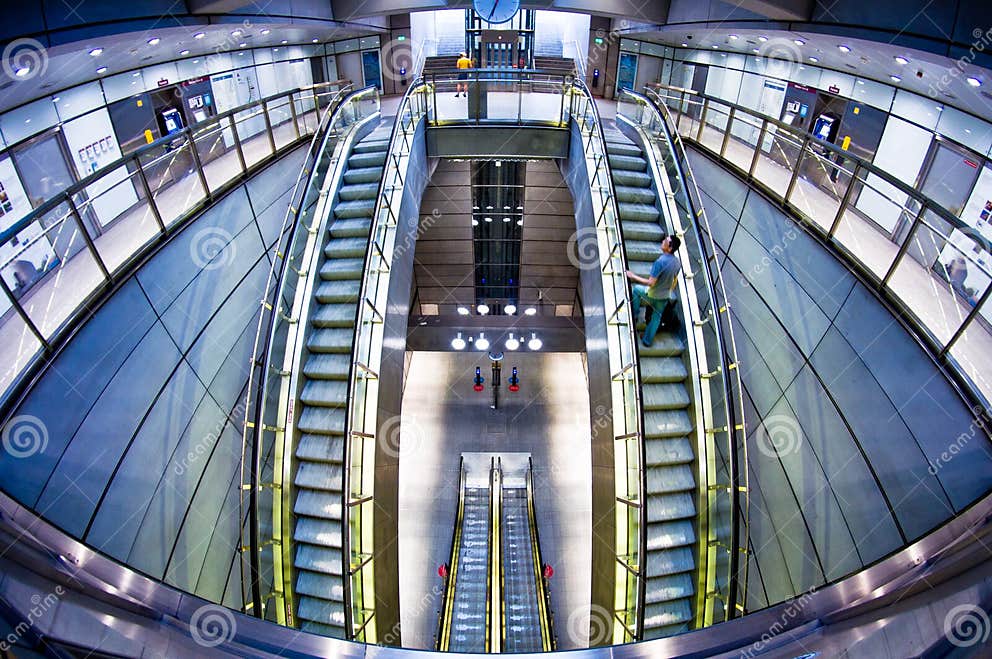 Futuristic of Metro Station Editorial Photography - Image of ...