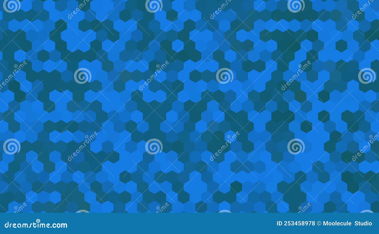 Futuristic and Modern Blue Hex Pixel Background. Hex Pixel Pattern ...