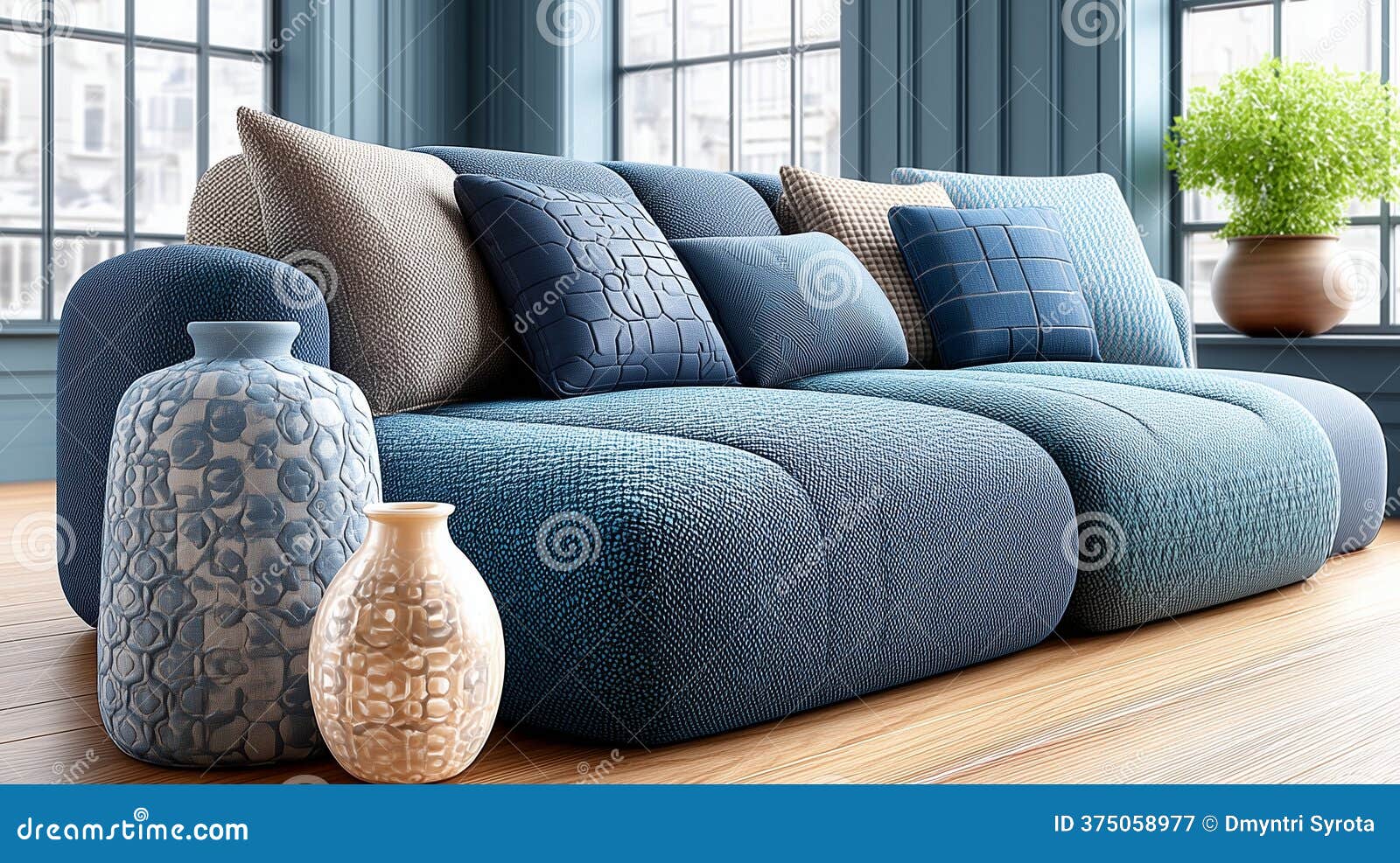 Modular Smart Home Concept, Technology System With Centralized Control, Modern House. Modular ...