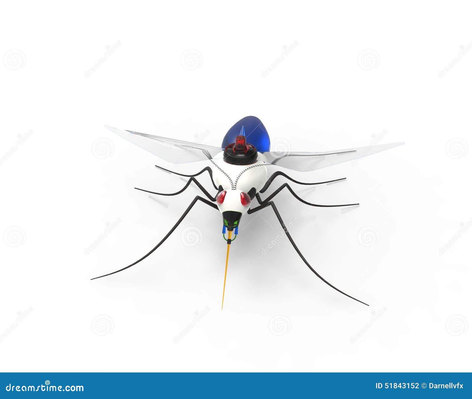 Futuristic Mosquito Nano Robots Stock Photo - Image of military, high ...