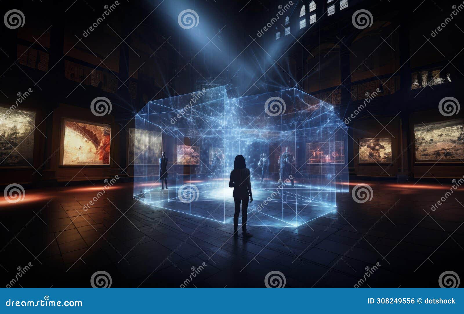 In a Futuristic Museum, Holograms Vividly Depict the History of the ...