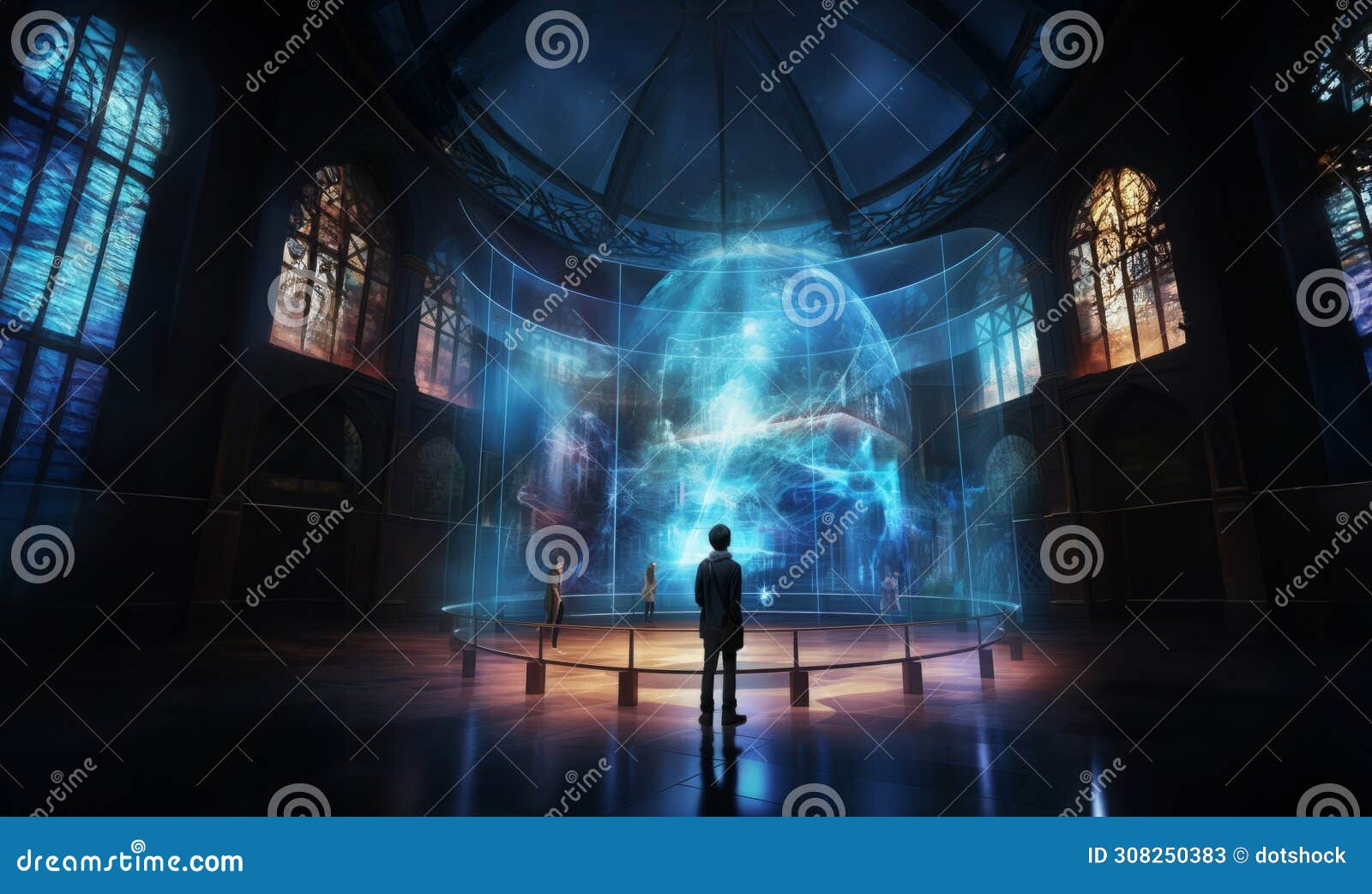 In a Futuristic Museum, Holograms Vividly Depict the History of the ...