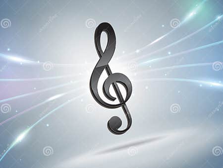Futuristic Music Note Background Stock Vector - Illustration of flare ...