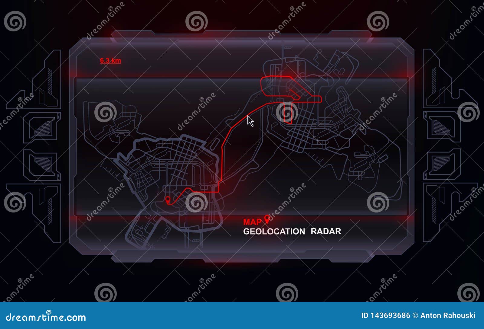 Technology Dashboard Interface. Futuristic Infographic, Network Data ... Technology Dashboard Interface. Futuristic Infographic, Network Data ...