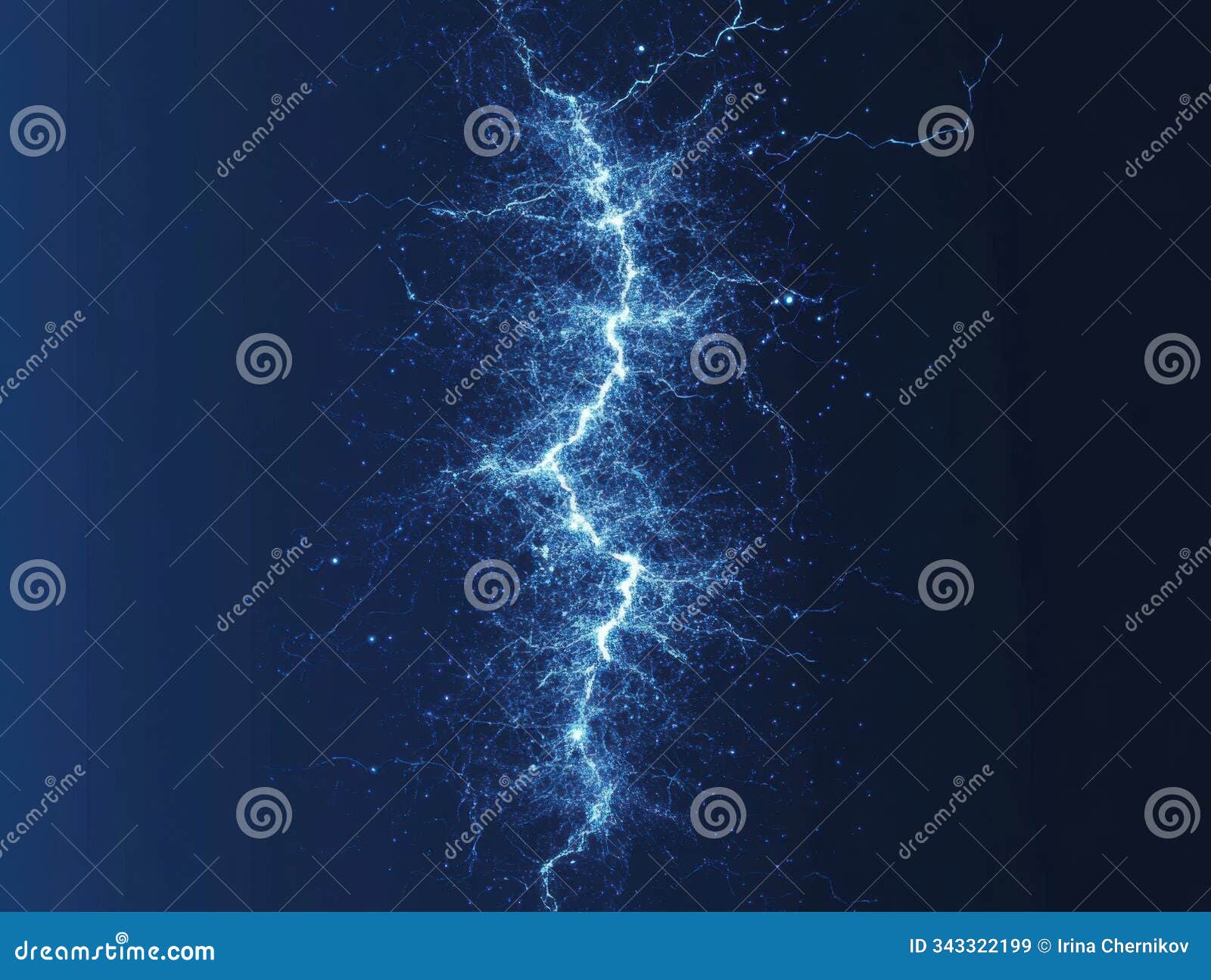 Futuristic Neon Lightning on Dark Background - Electrifying Abstract ...