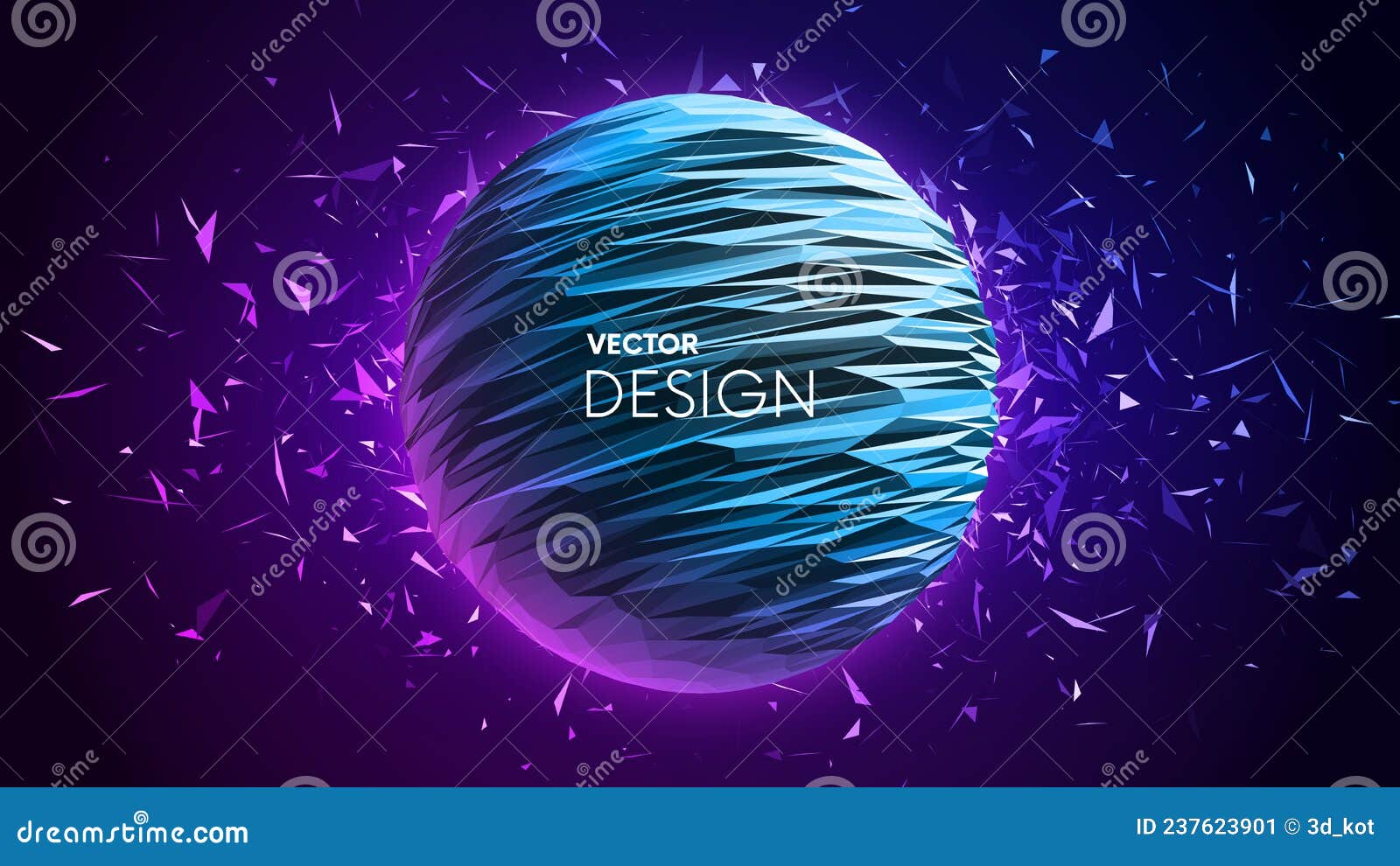 Blue Exploded Background Royalty-Free Stock Image | CartoonDealer.com ...