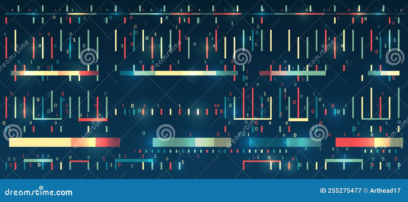 Structuring The Flow Of Information Data Analytics Concept Sorting A Large Amount Of Data On A