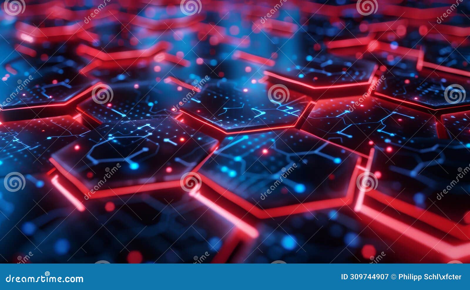 Futuristic Network of Connected Lines and Nodes, Symbolizing Digital ...