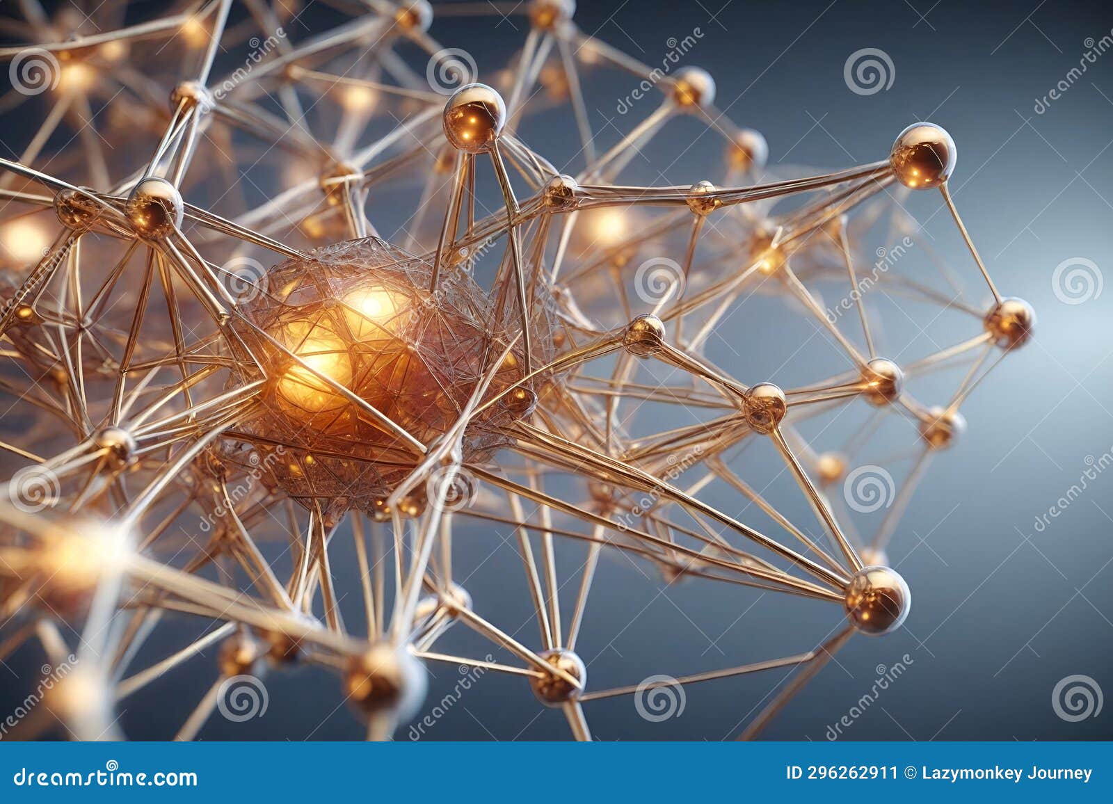 Futuristic Network Shape. Abstract Internet Technology Concept Stock ...