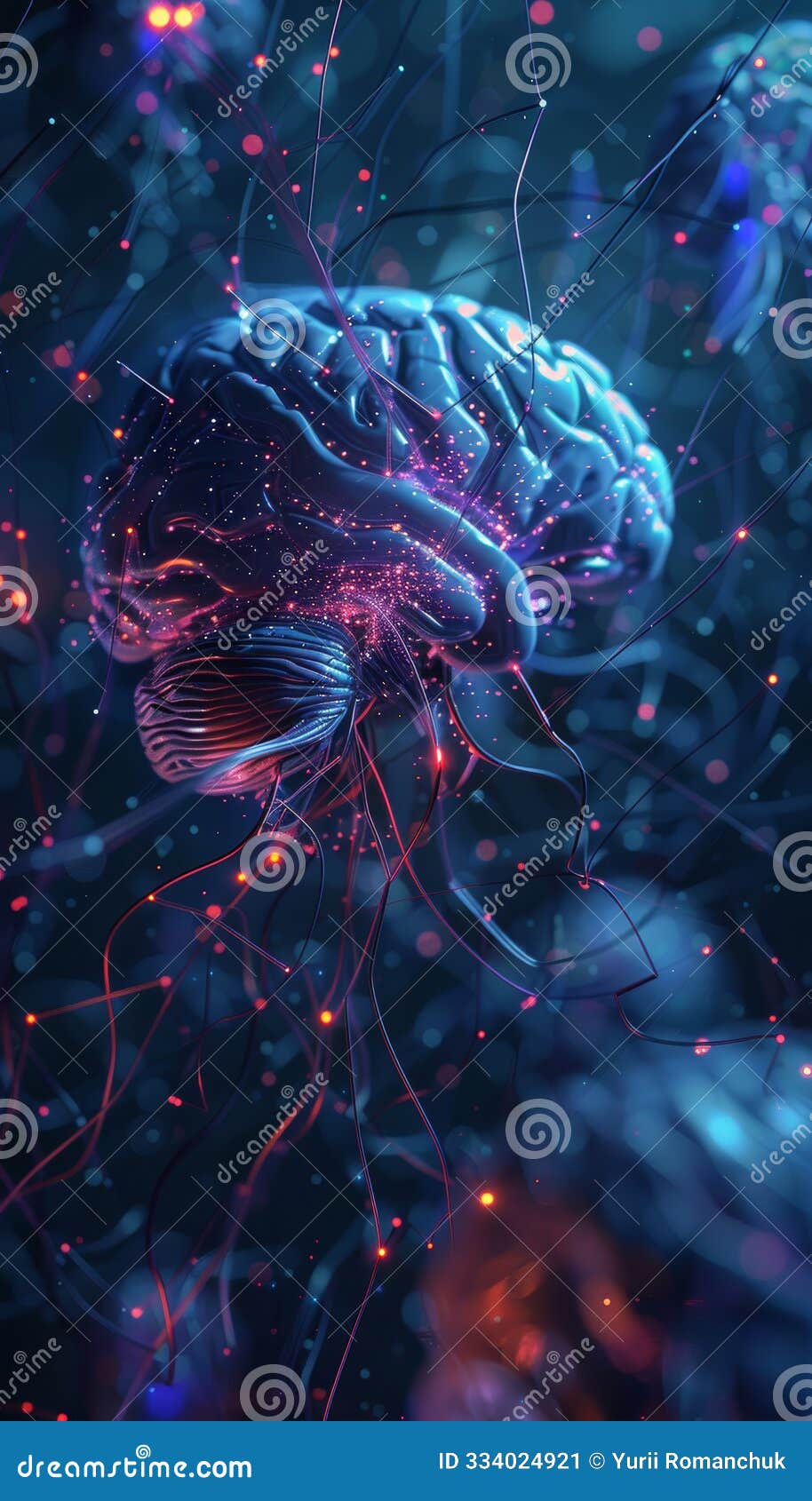 Futuristic Neural Interface a Sleek Fusion of Brain and Computer with ... Futuristic Neural Interface a Sleek Fusion of Brain and Computer with ...