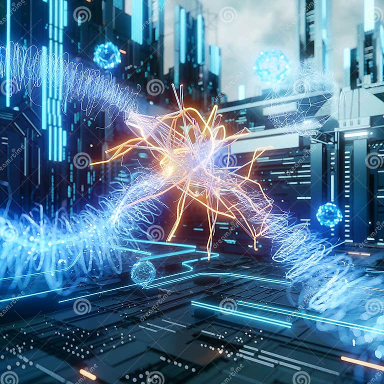 This Futuristic Neural Network Visualization Showcases the Concept of ...