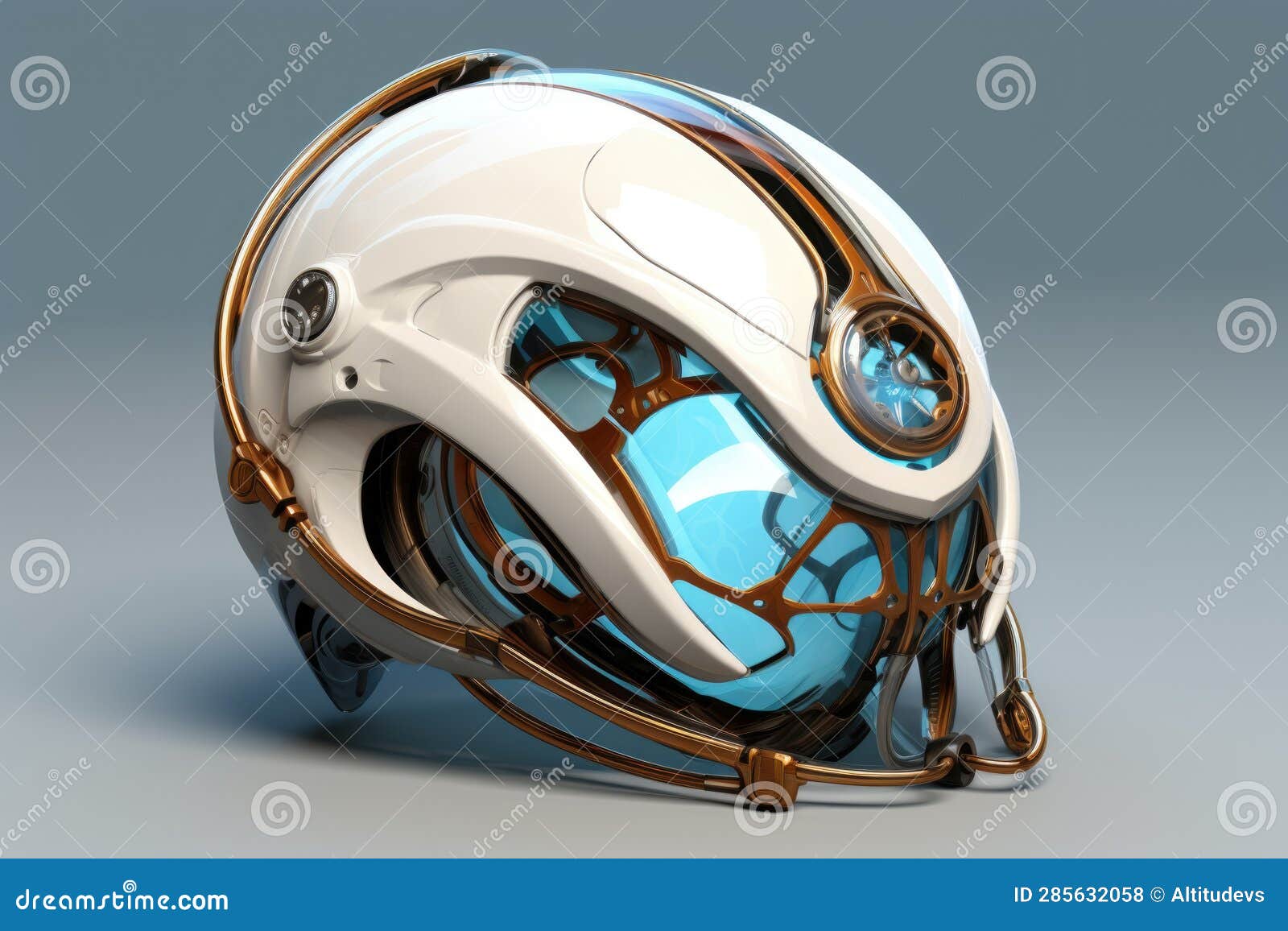 Futuristic Neuroprosthetic Eye Design Concept Stock Photo - Image of ...