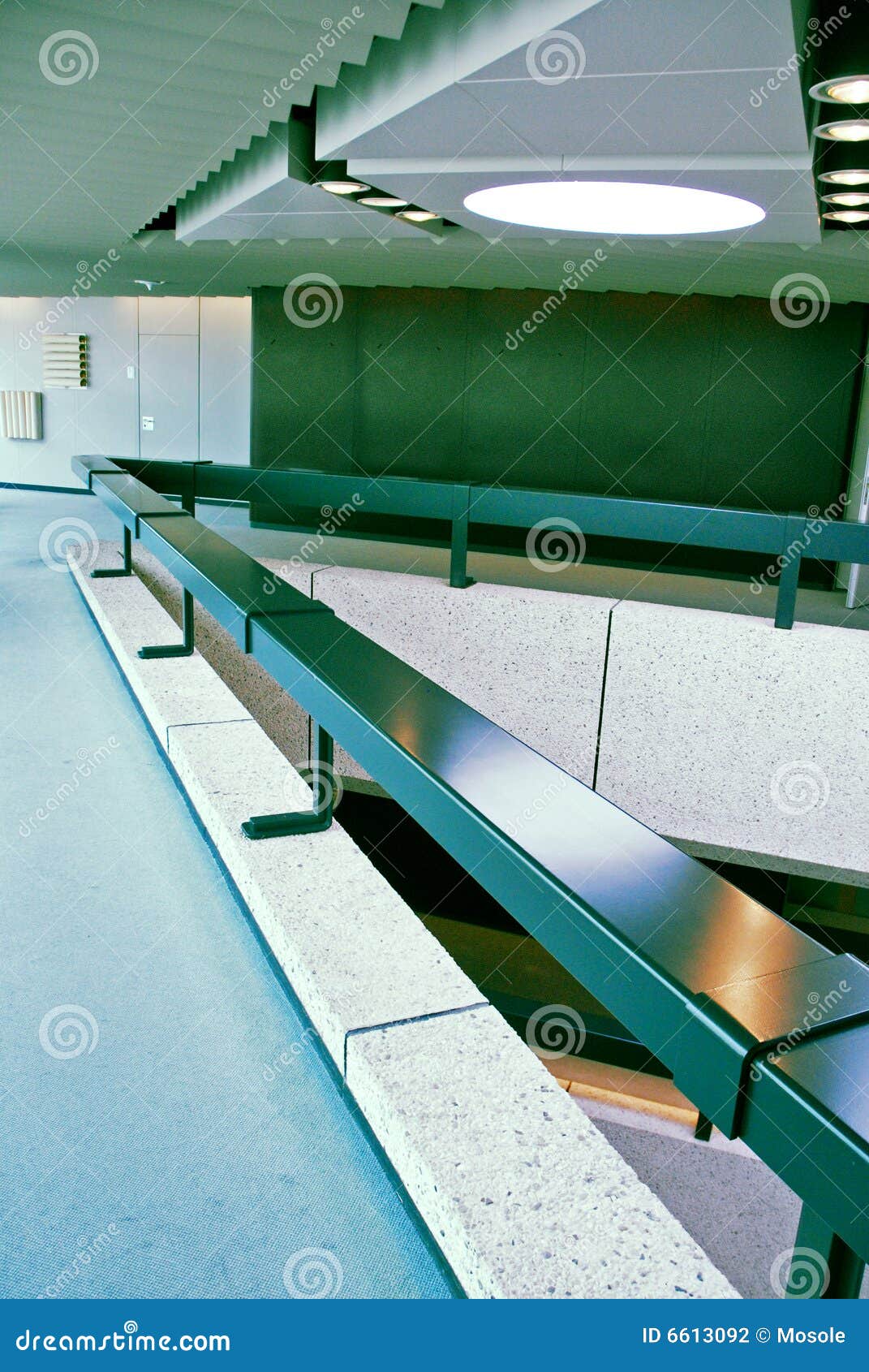 Futuristic office hall stock photo. Image of office, corridor - 6613092