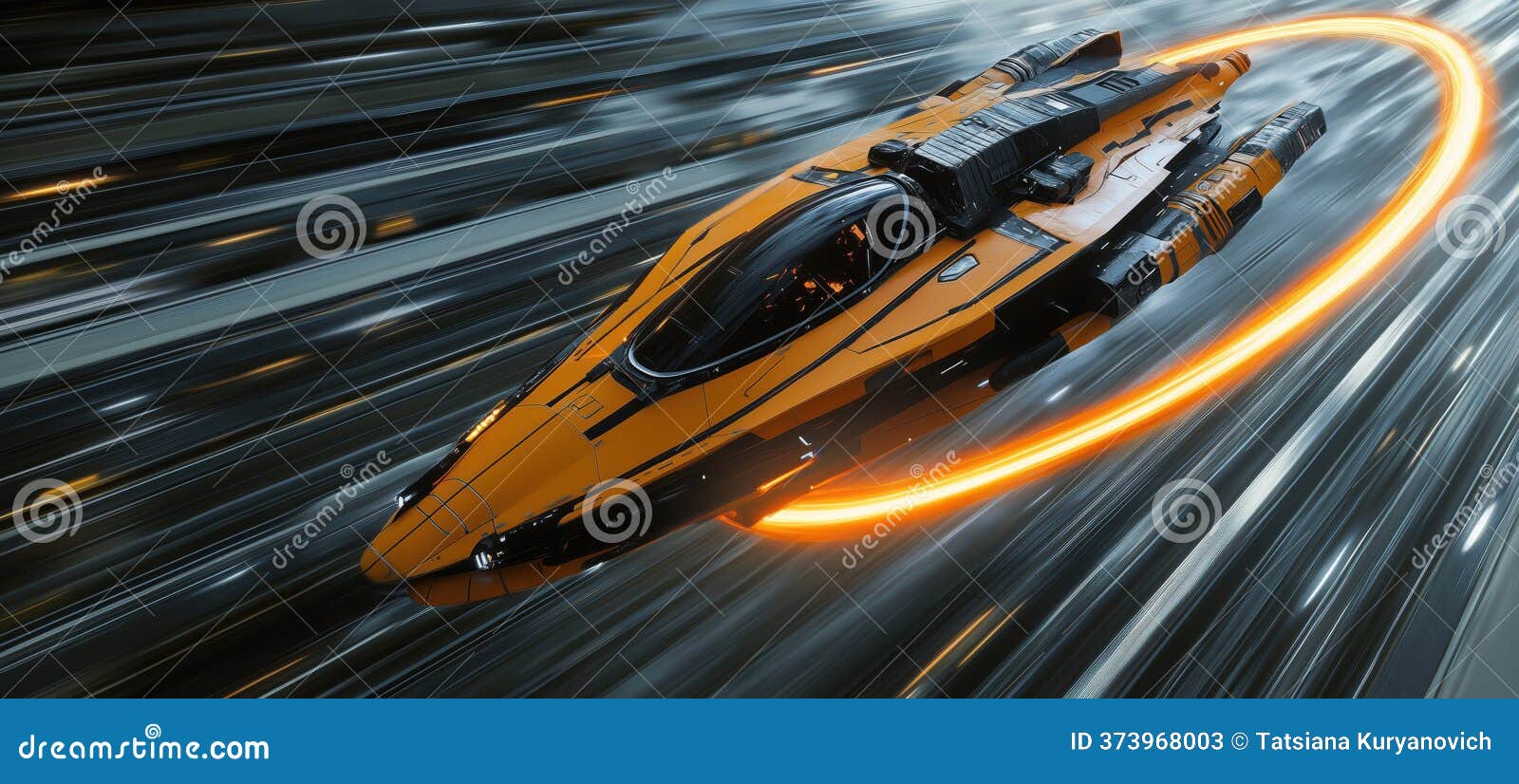 Futuristic Orange Led Capsule Light Isolated On Transparent Background ...