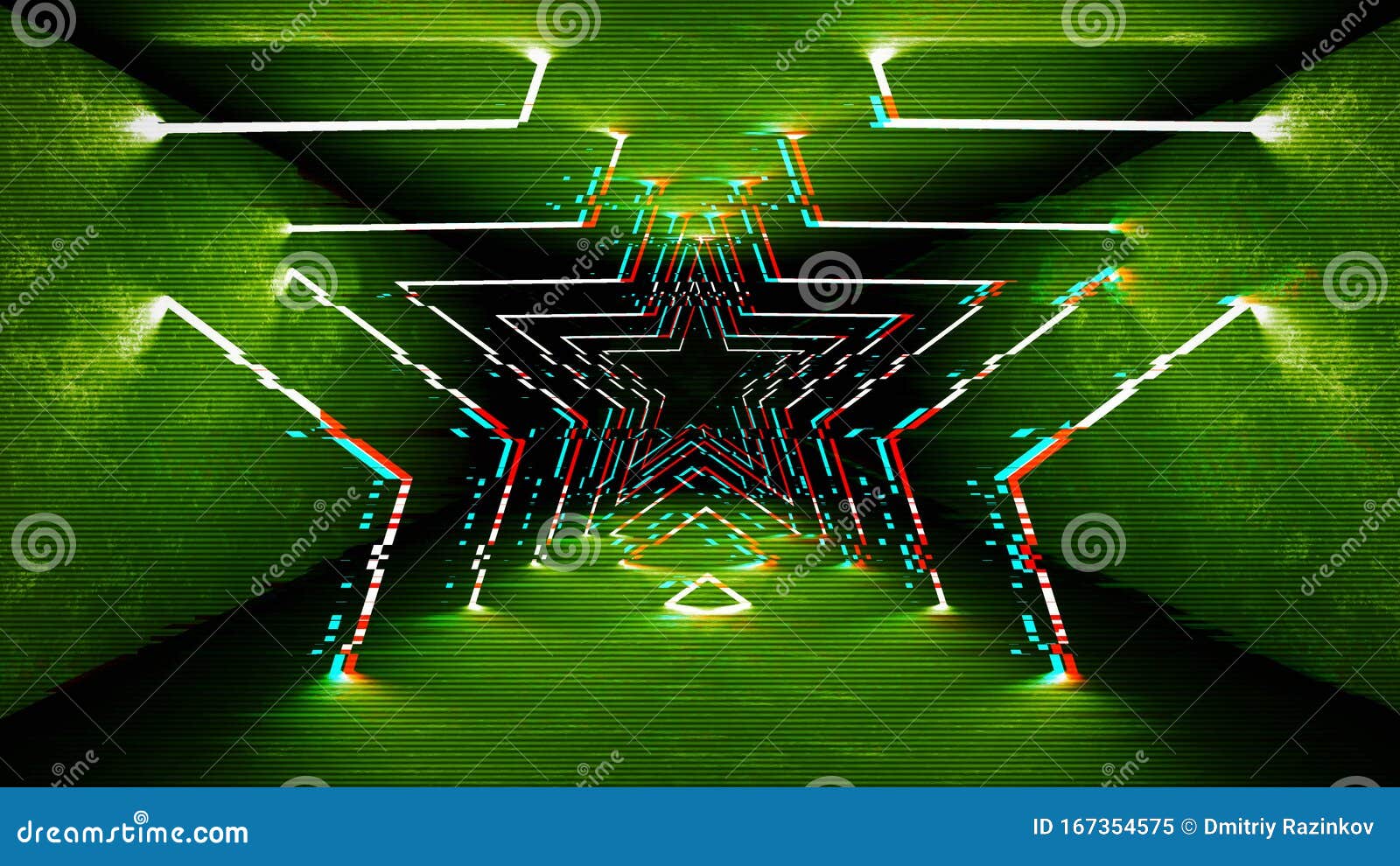 Futuristic Pattern with Glitch Digital Design. Internet Technology ...