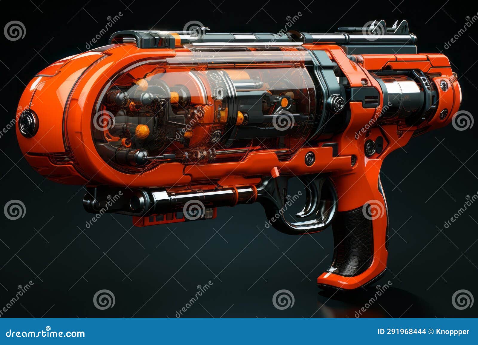 Plasma gun ai generated stock illustration. Illustration of plasma ...