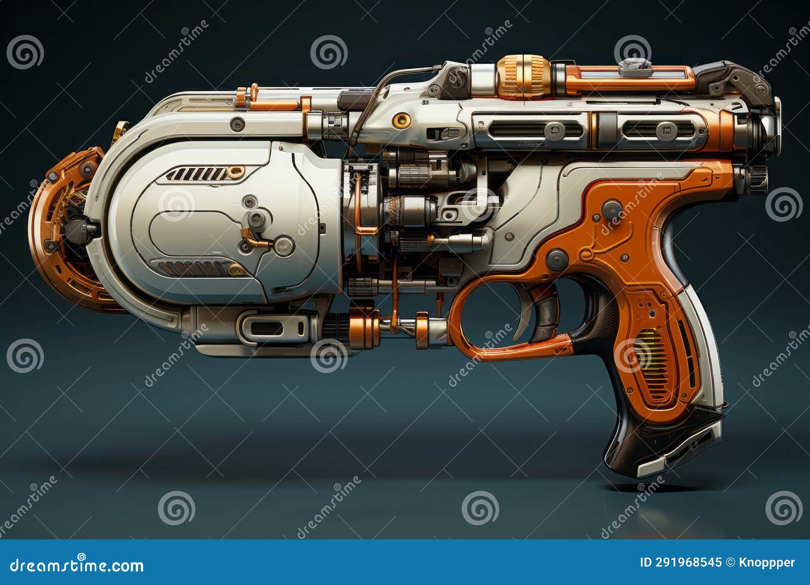 Plasma gun ai generated stock illustration. Illustration of plasma ...