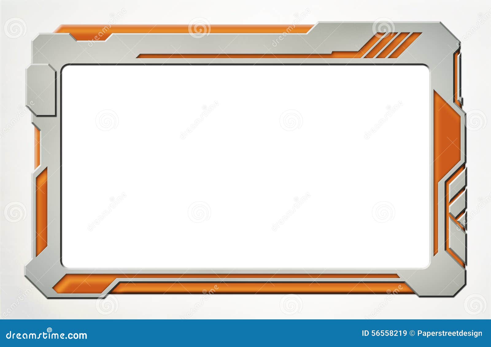 Futuristic Plastic and Neon Tablet Device Stock Illustration ...