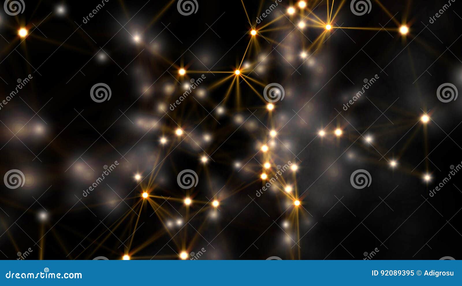Futuristic Plexus Technology Abstract Background. Stock Illustration ...
