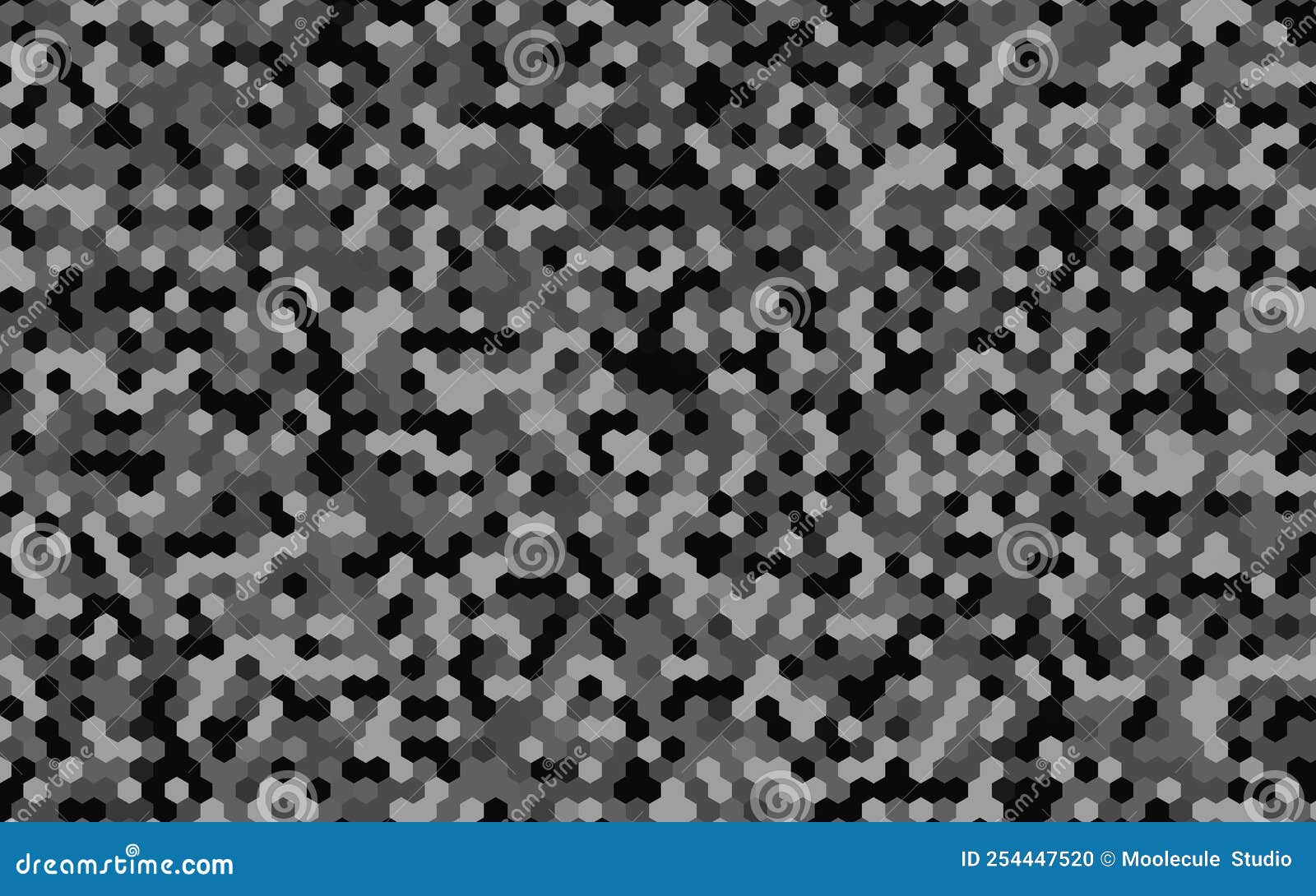 Futuristic Polka Dot Pattern Illustration Background. Stock ...