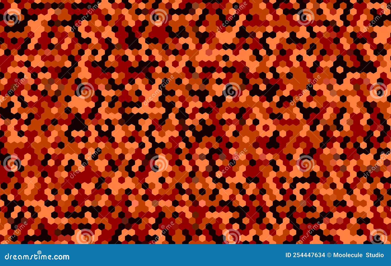 Futuristic Polka Dot Pattern Illustration Background. Stock ...