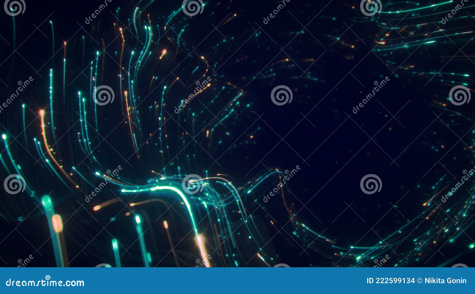 Futuristic Portal 3D Rendering Stock Illustration - Illustration of ...