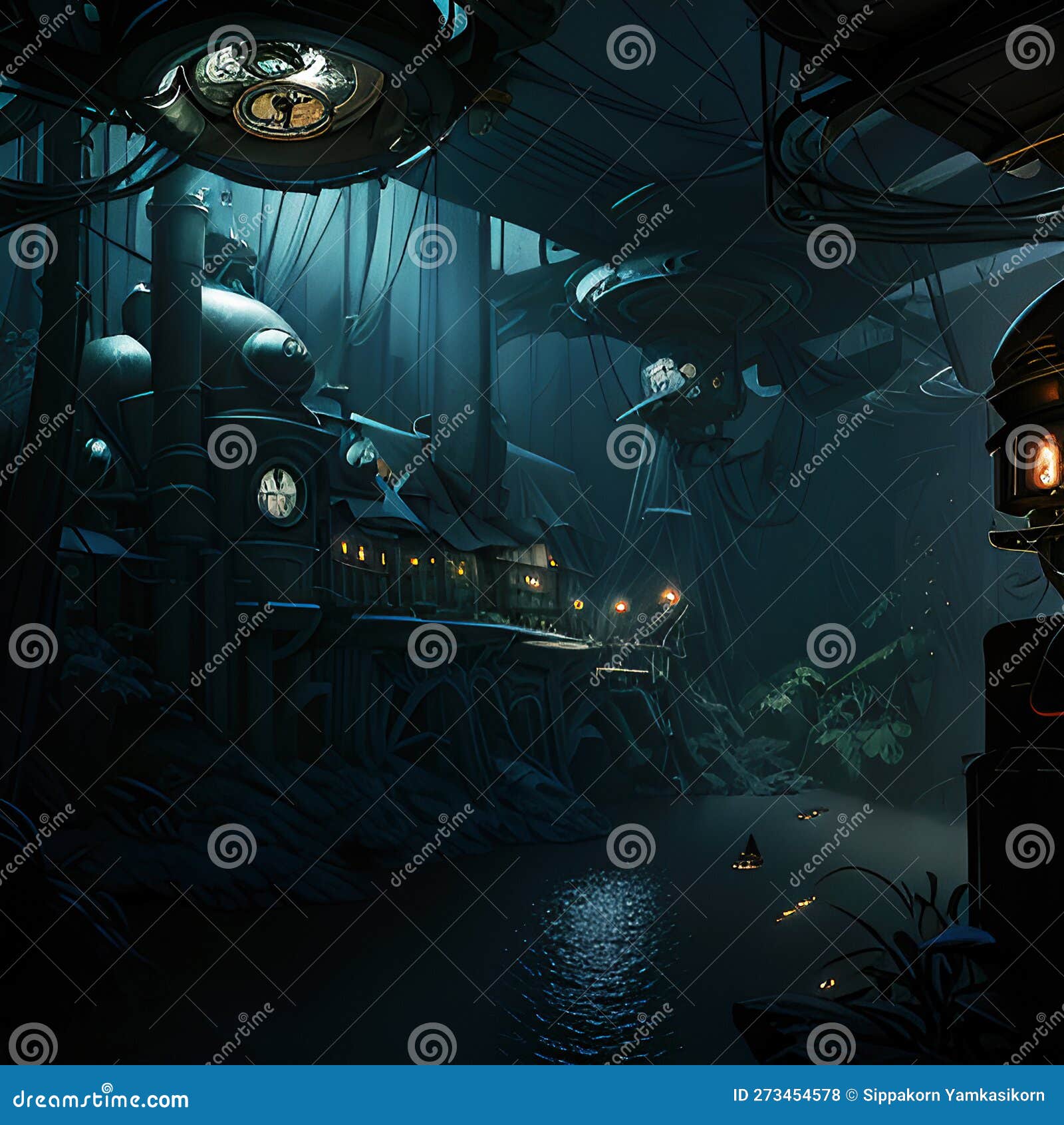 Futuristic Post-apocalypse Action Scene With Hero In Sci-fi Style ...