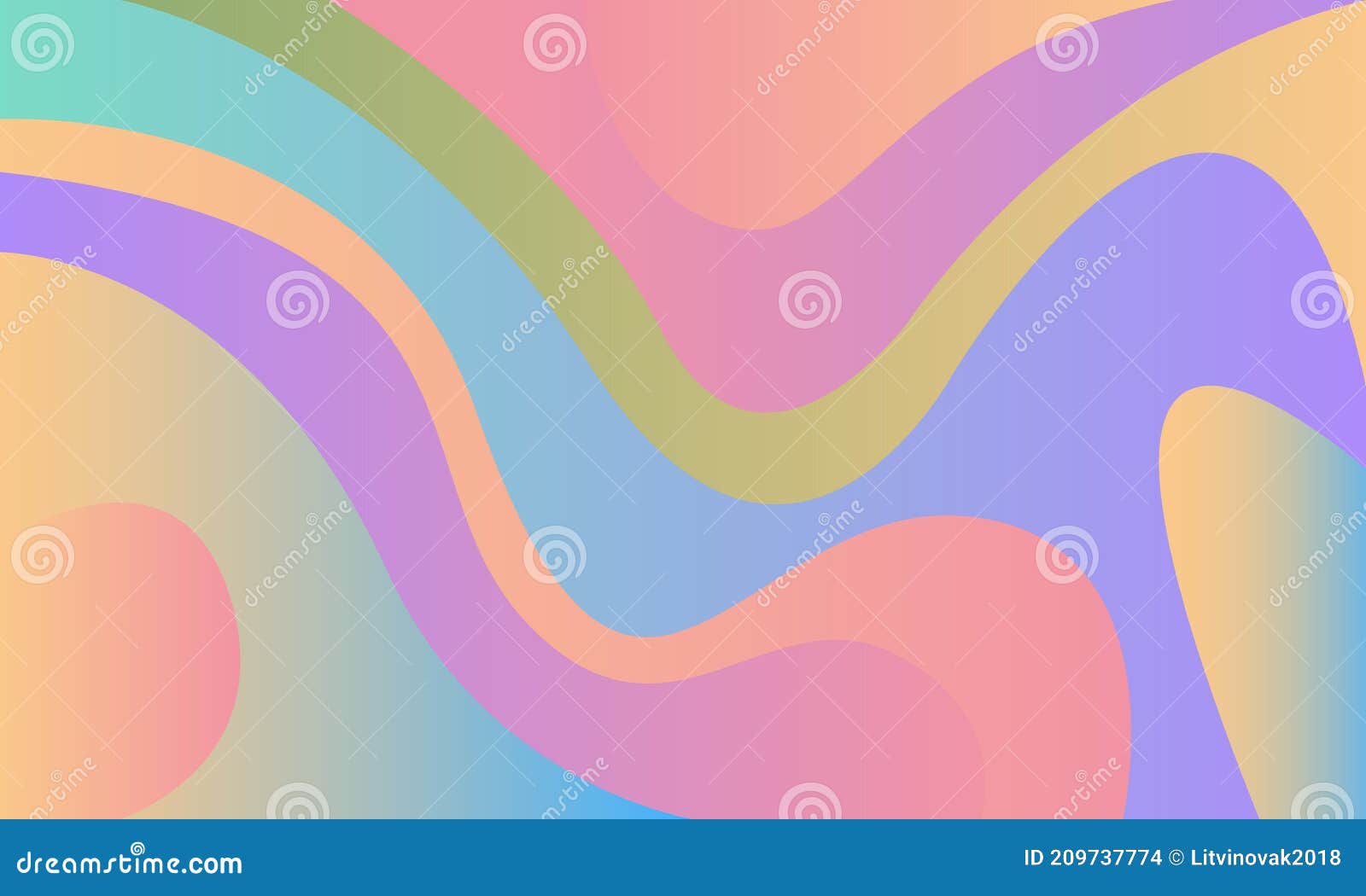 Futuristic Poster with a Modern Color Scheme. Abstract Background ...
