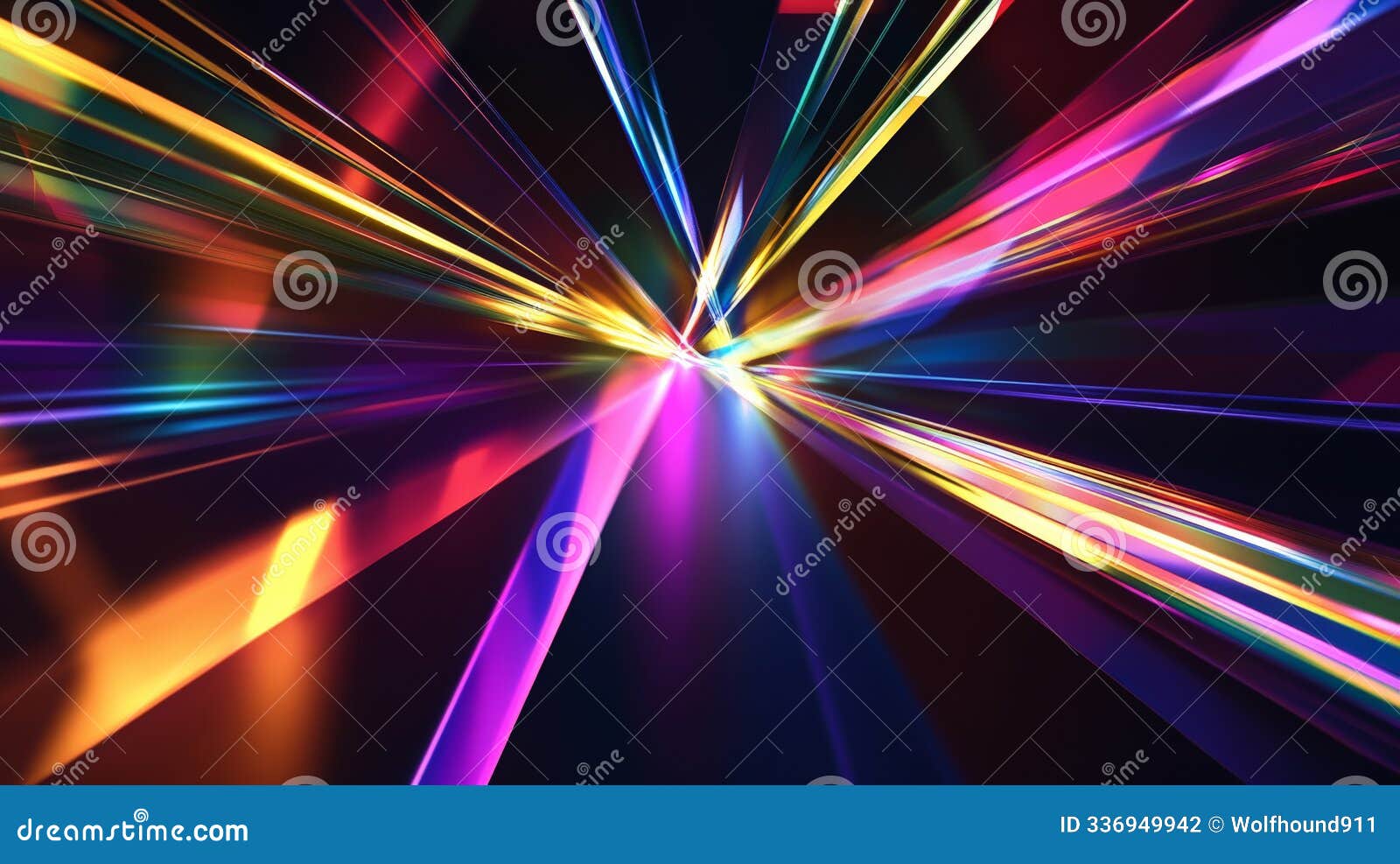 A Futuristic Prism Backdrop with Sharp, Angular Prisms Refracting Light ...