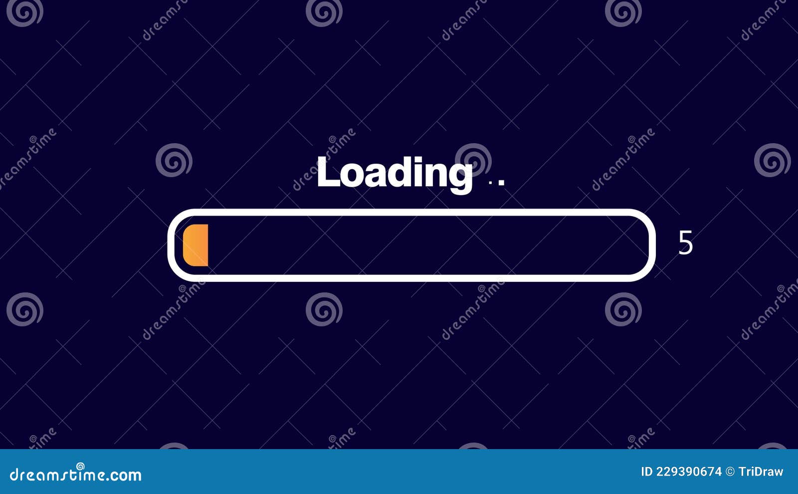 Futuristic Progress Loading Bar Stock Footage - Video of downloading ...