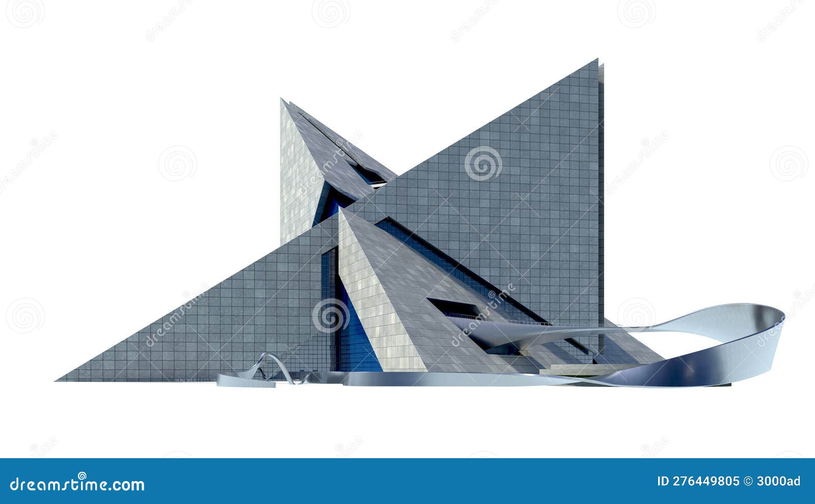 Futuristic Pyramidal Architecture Royalty-Free Illustration ...