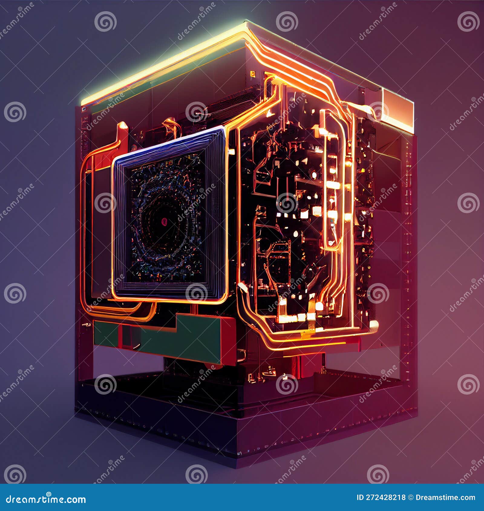 Futuristic Quantum Computer Stock Illustration - Illustration of device ... Futuristic Quantum Computer Stock Illustration - Illustration of device ...