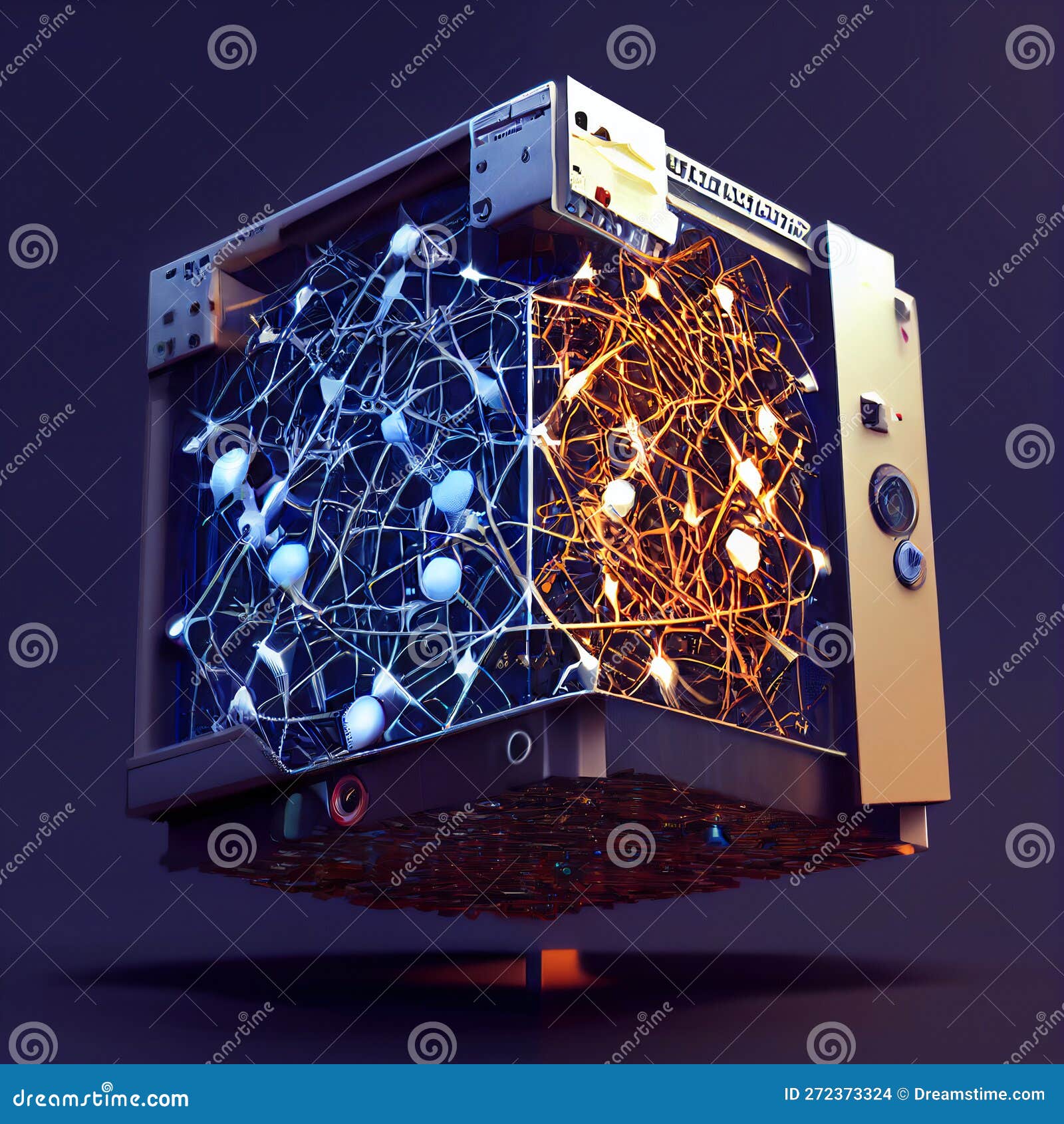 Futuristic Quantum Computer Network Stock Illustration - Illustration ... Futuristic Quantum Computer Network Stock Illustration - Illustration ...