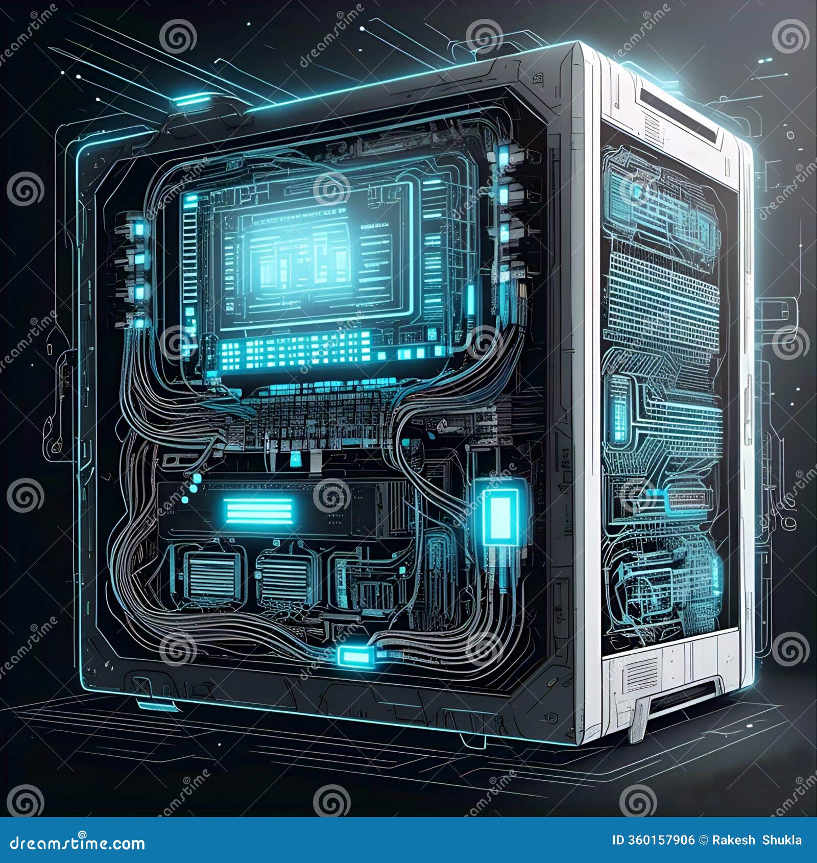Internal Active Parts Core And Coils Of Transformer In Product Royalty ...
