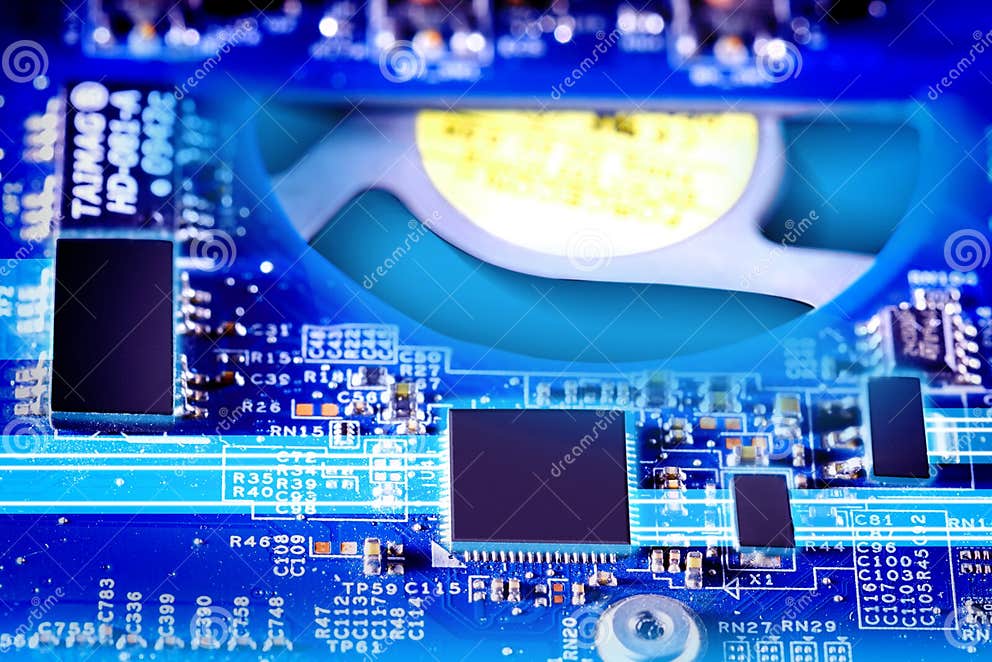 Futuristic Quantum Computing CPU Processor Concept. Central Computer Processors CPU Concept ...