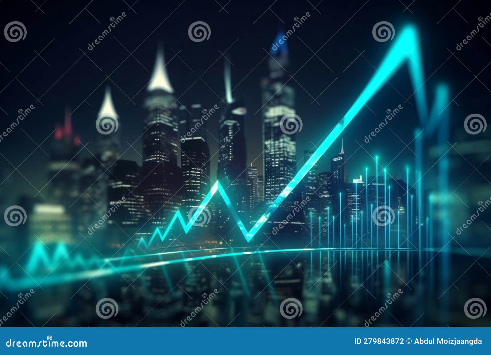Futuristic Raise Arrow Chart on Abstract Tech Background, Symbolizing ... Futuristic Raise Arrow Chart on Abstract Tech Background, Symbolizing ...