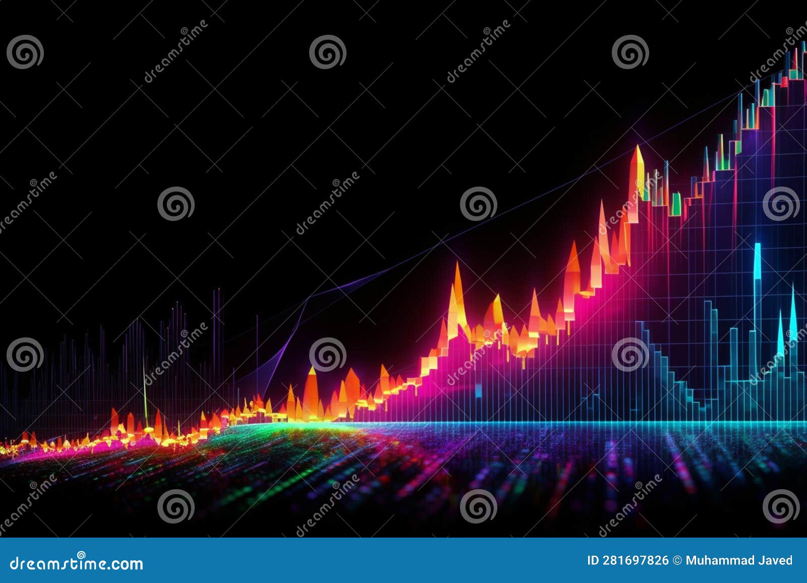 Futuristic Raise Arrow Chart Digital Transformation Abstract Technology ... Futuristic Raise Arrow Chart Digital Transformation Abstract Technology ...