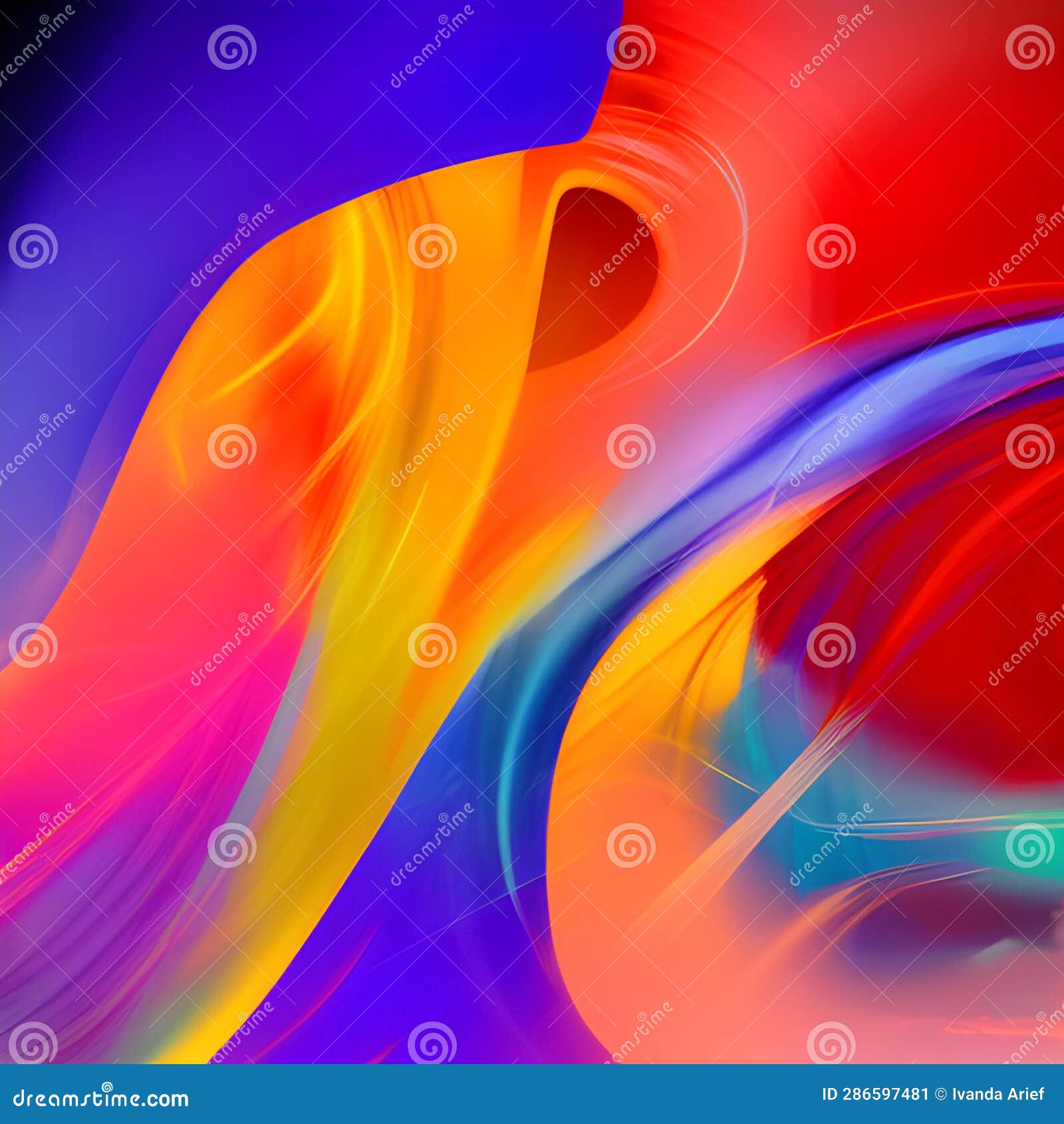 Futuristic Random Image Background, Colourful Cloud Smoke Abstract Line ...