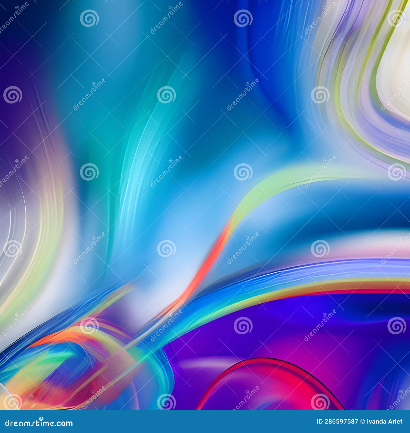 Futuristic Random Image Background, Colourful Cloud Smoke Abstract Line ...