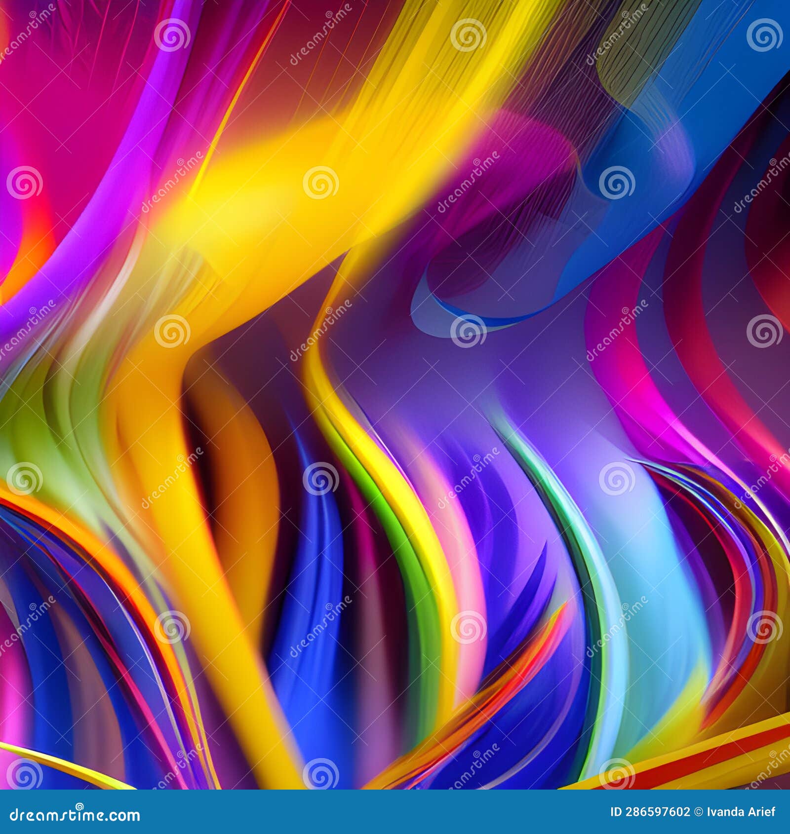Futuristic Random Image Background, Colourful Cloud Smoke Abstract Line ...
