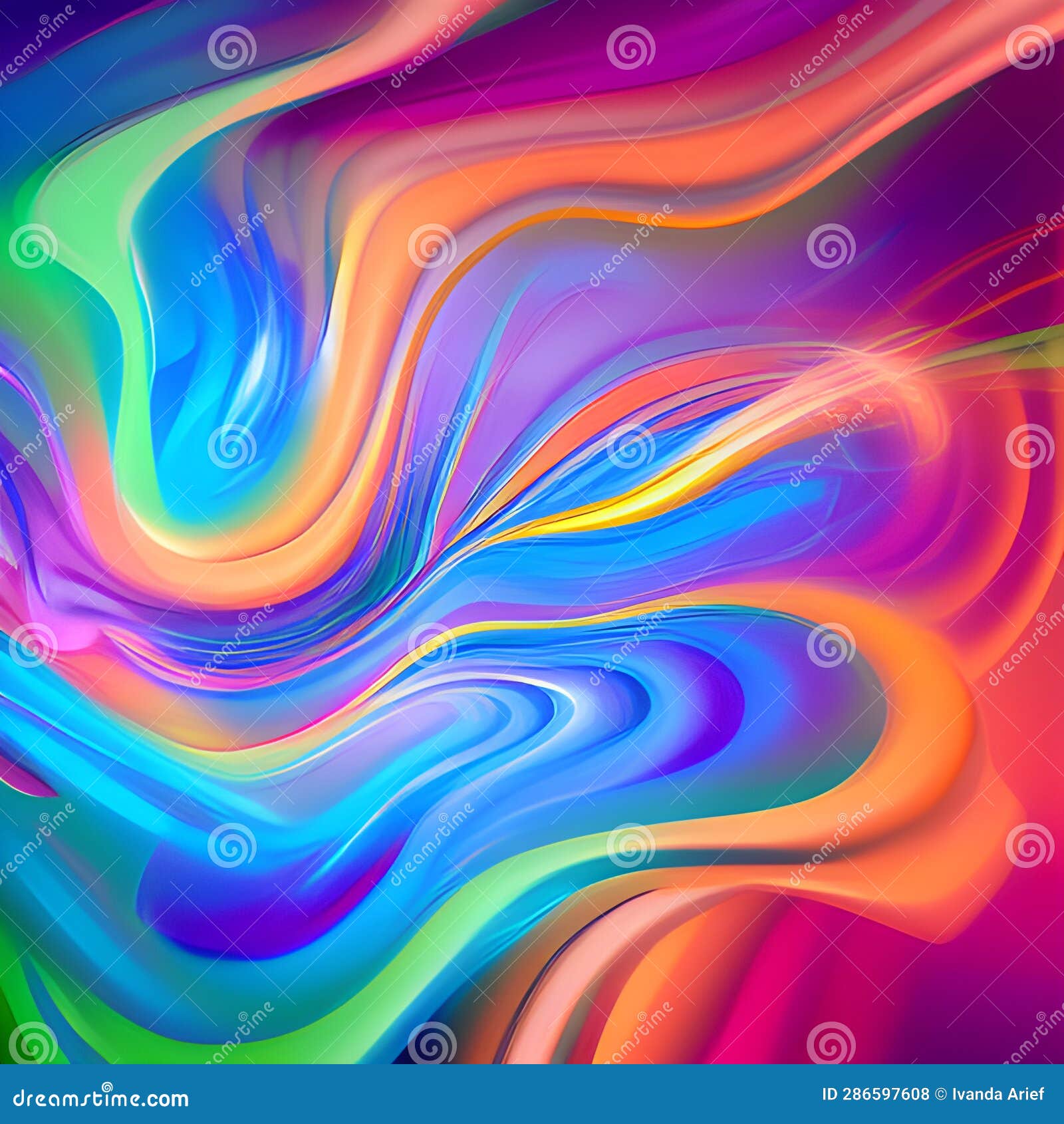 Futuristic Random Image Background, Colourful Cloud Smoke Abstract Line ...