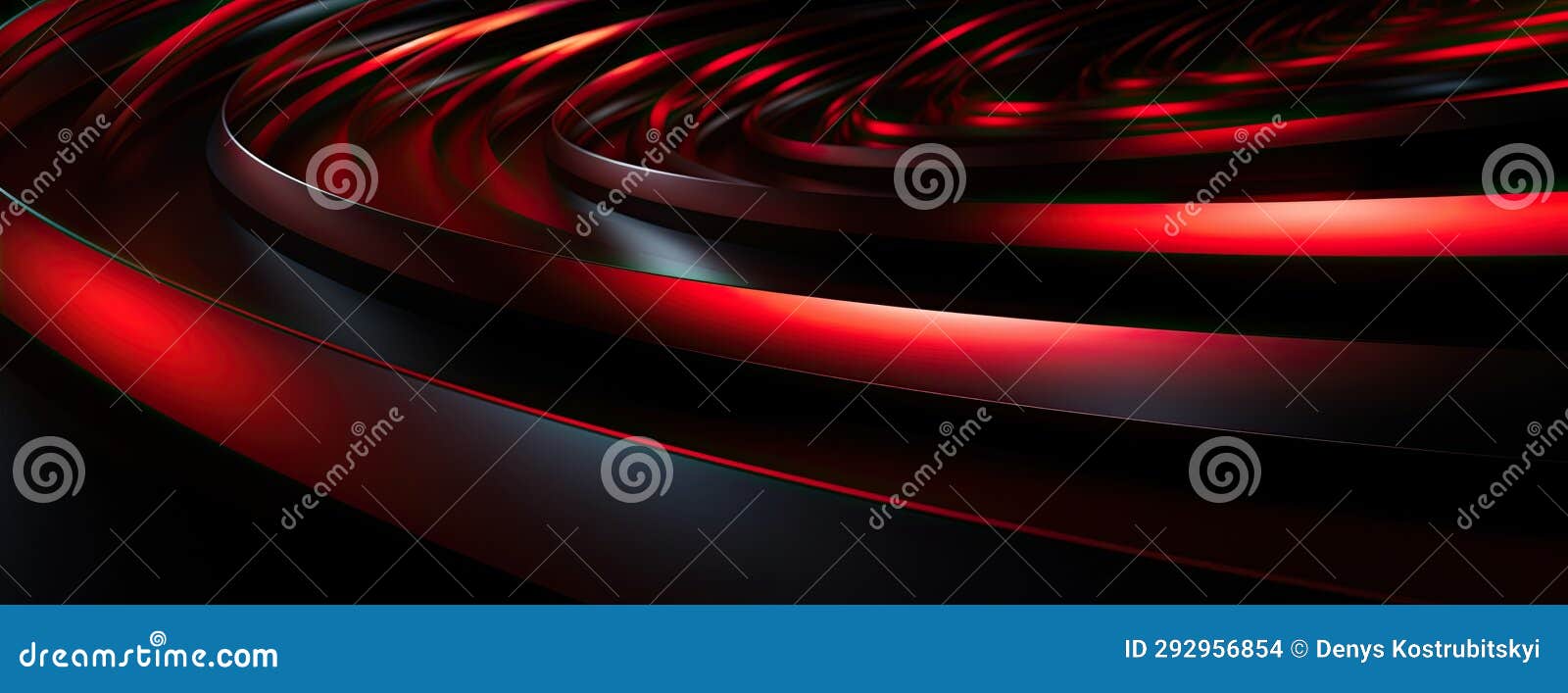 Futuristic Red Technology Design. Generative AI Stock Illustration ...
