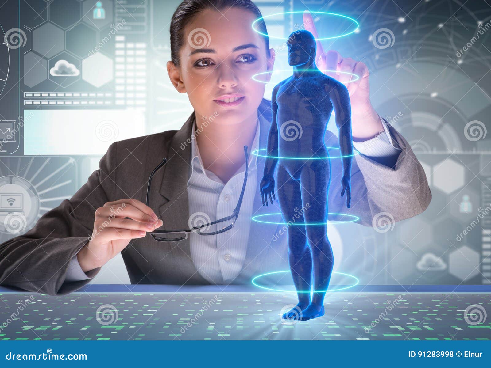 Futuristic Remote-Controlled Vehicle In Desert Stock Photography ...