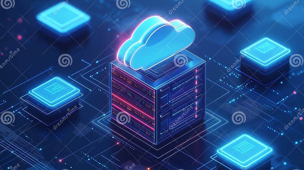 Digital Cloud Computing Technology with Data Servers and Circuits ...